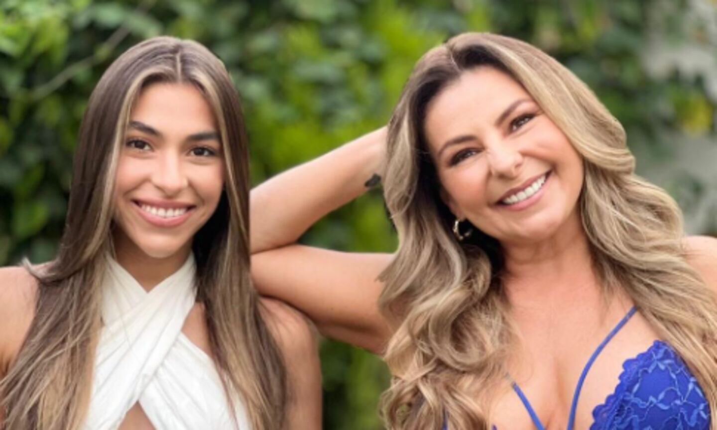 Glenda Peraza casi se muere del susto con una gran torta que se jaló su hija, Kianny Berry | La Teja