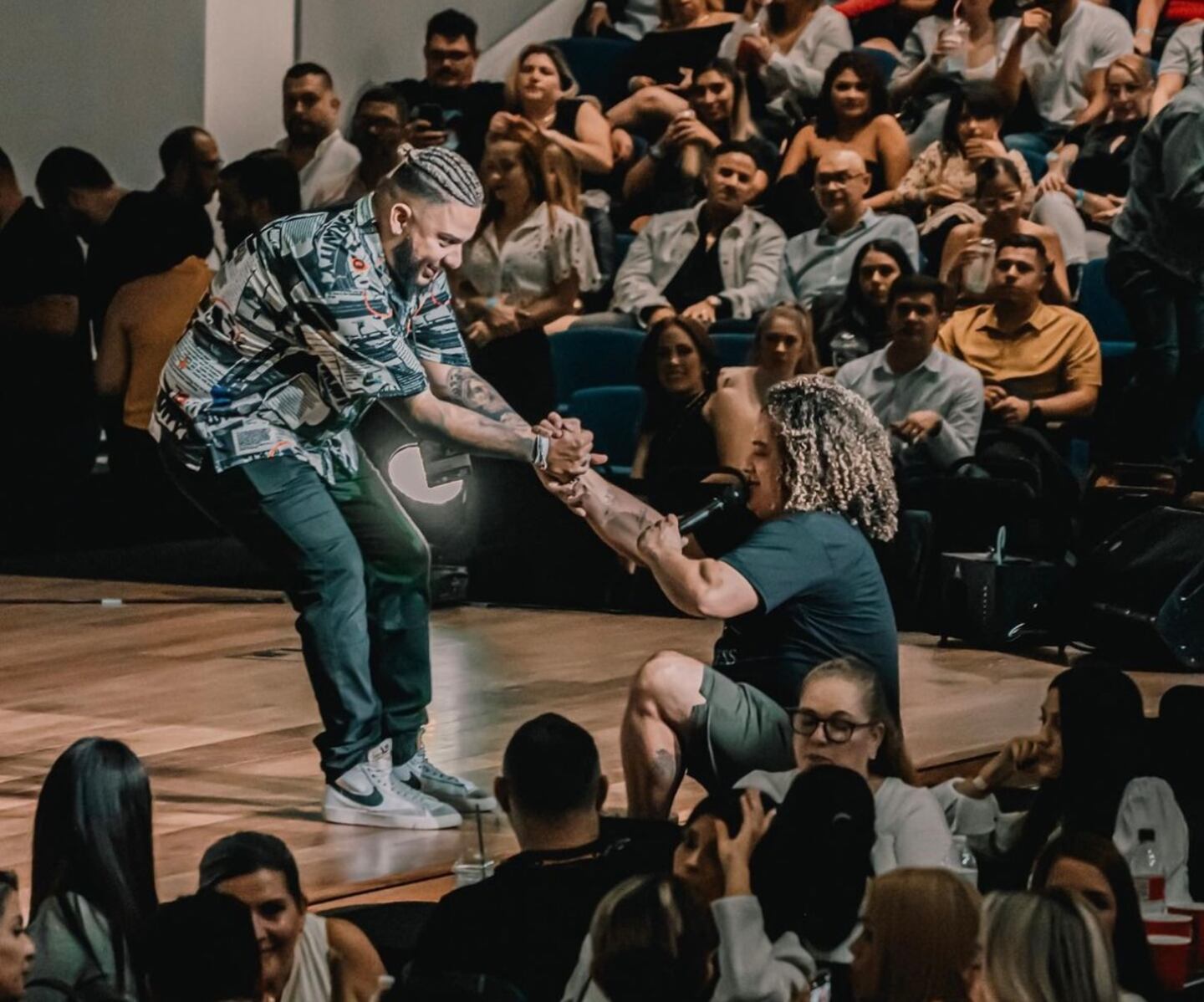 El Dari estalló en llanto debido a un show de comedia | La Teja
