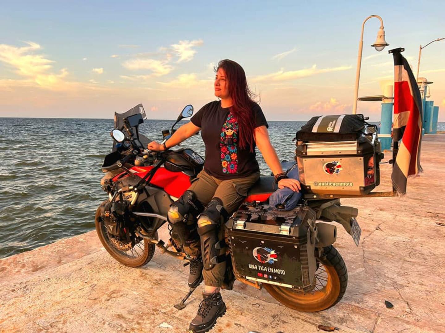 Costarricense que recorrió Centroamérica en moto cuenta una experiencia de terror que vivió | La ...