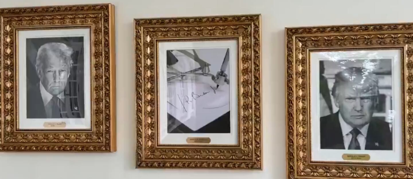 Así es el “Paseo de la Fama Presidencial” de Trump que ridiculiza a Joe ...