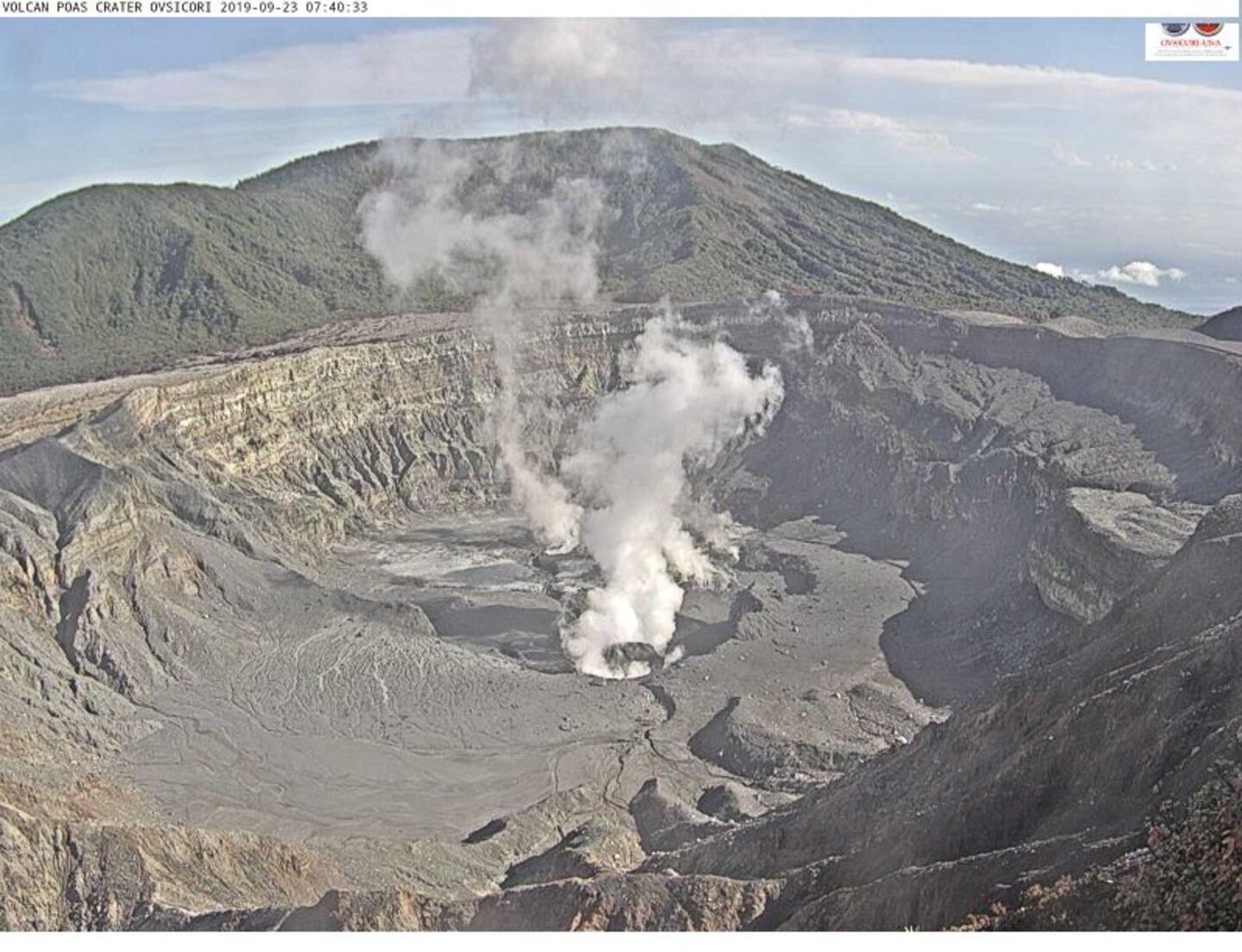 Volcán Poás registró nueva erupción explovisa esta noche | La Teja