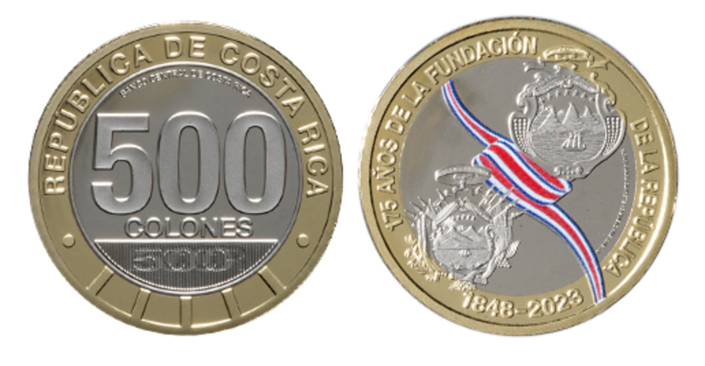 Así será la bellísima moneda de 500 colones que sacará el Banco Central ...